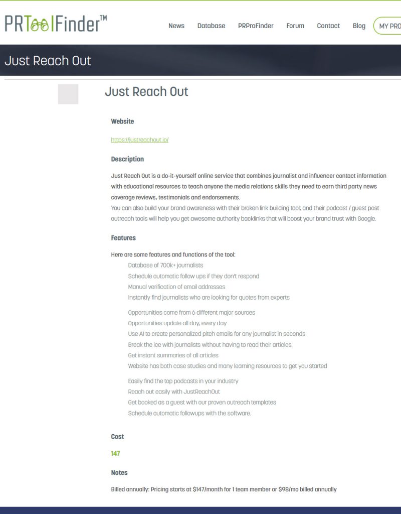 Just Reach Out | DIY PR for Solopreneurs and small businesses